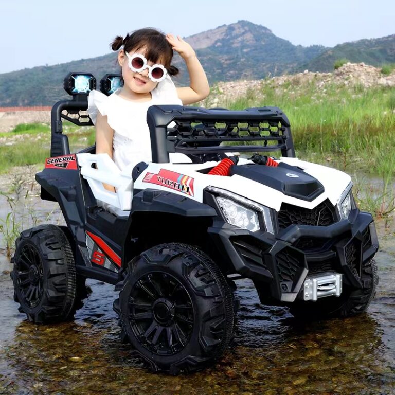 Jeep Kids Ride On Car With 2.4G Remote Control White - Electric Ride on ...